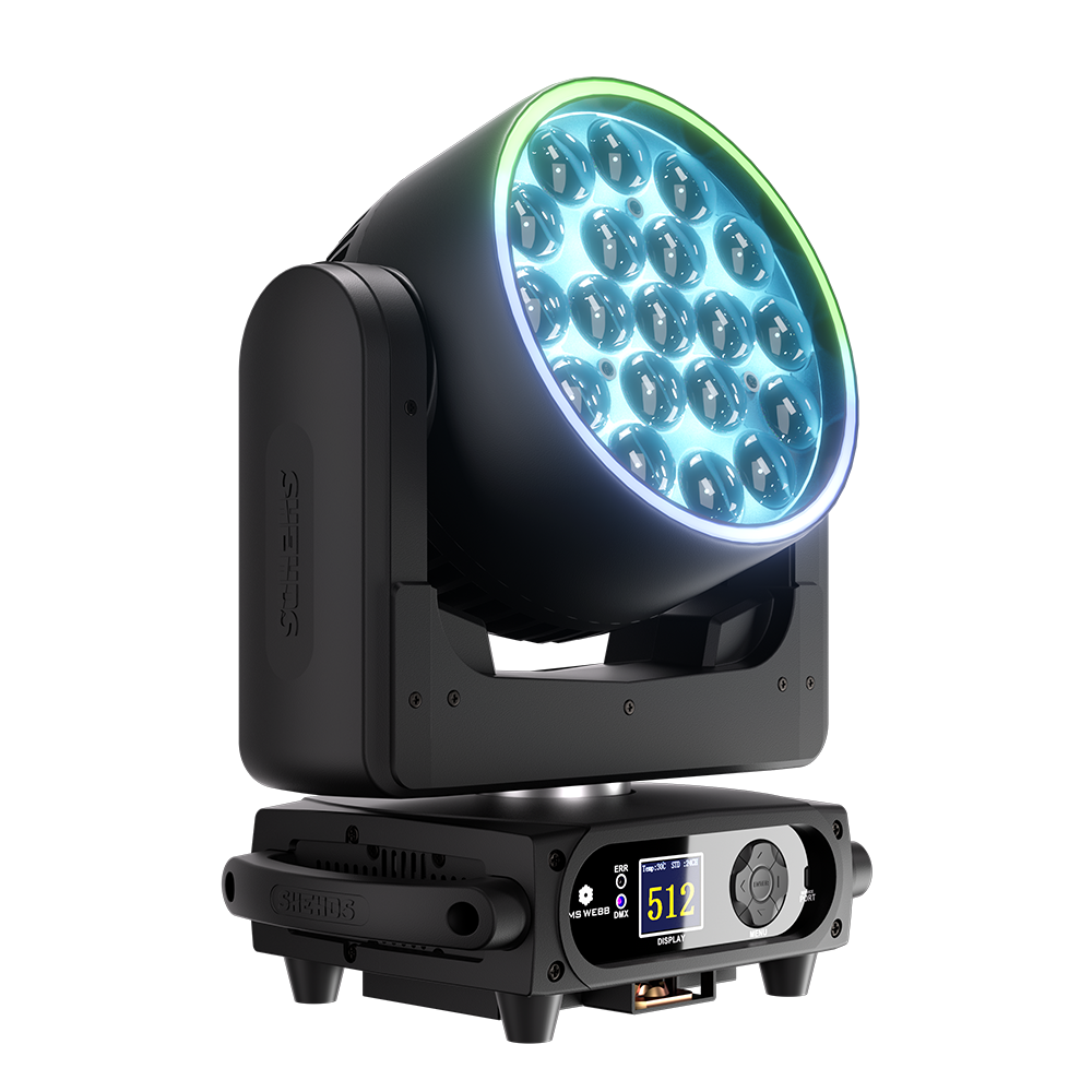 Shehds LED Moving Head Light 19x15W /20W/25W Beam Wash Zoom Stage Ligh ...